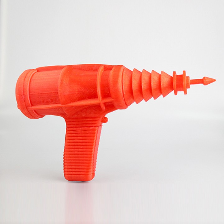 3D Printable Ray Gun from Forbidden Planet by Marco Morata