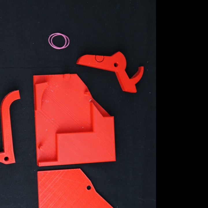 3D Printable Trigger mechanism by Kirby Downey