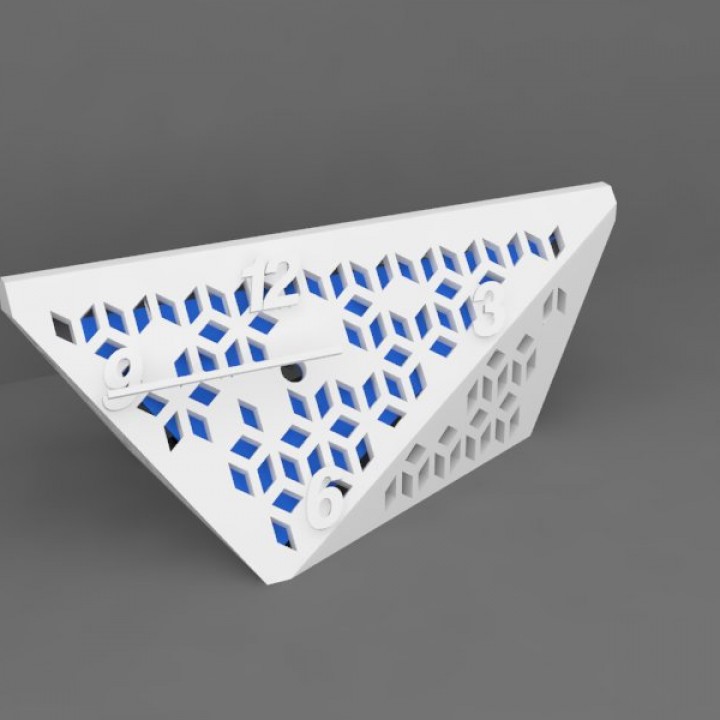 3D Printable Table Clock by M Badia