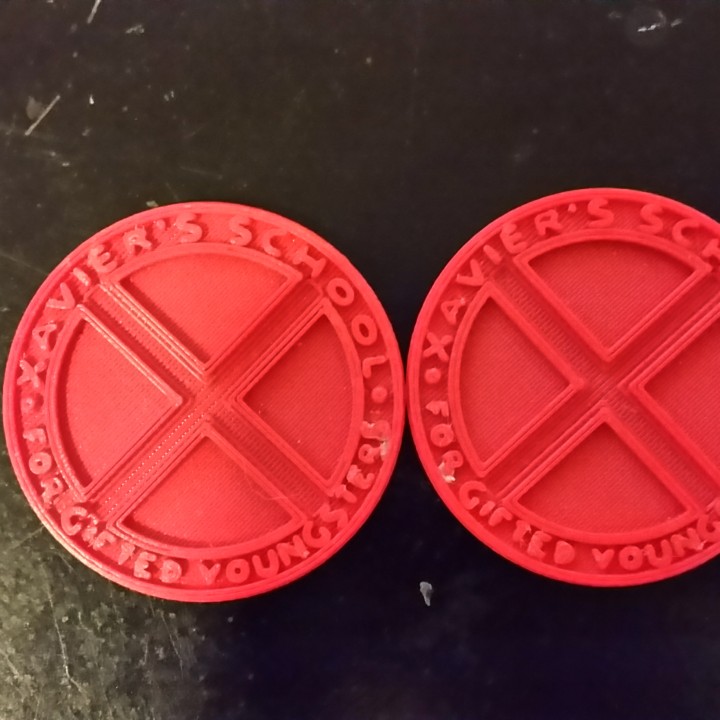3D Printable Xavier institute logo by Justin Childress