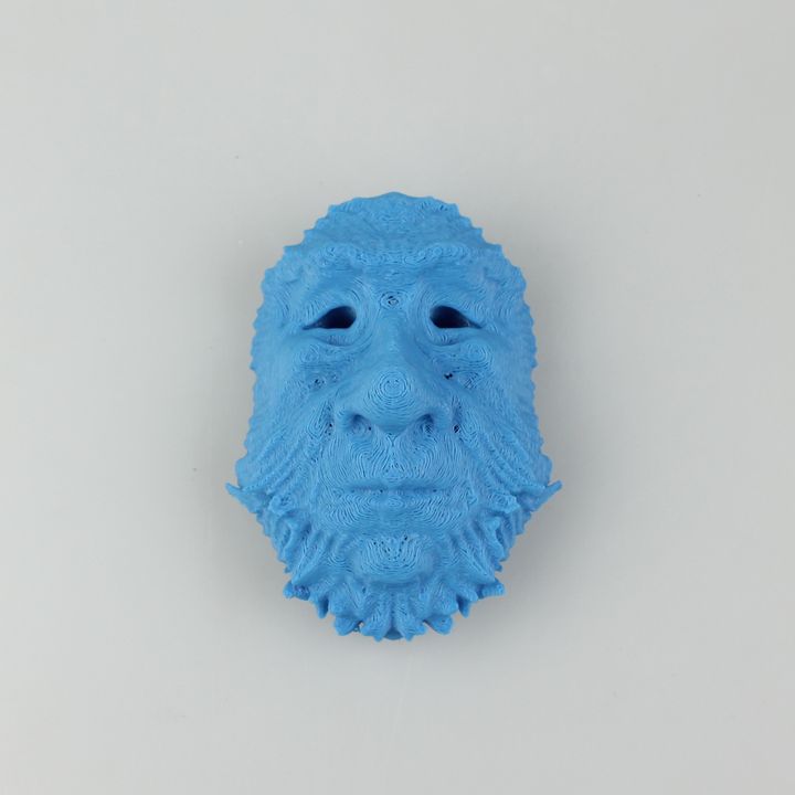 3D Printable Sasquatch Mask by Jim McLernon