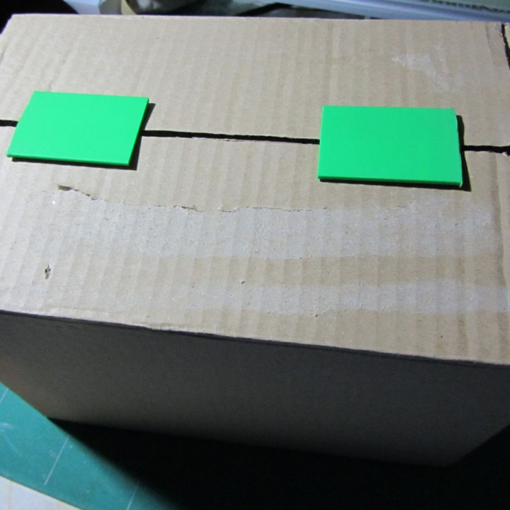 3D Printable Cardboard box closure clip by Paul Michael Battram