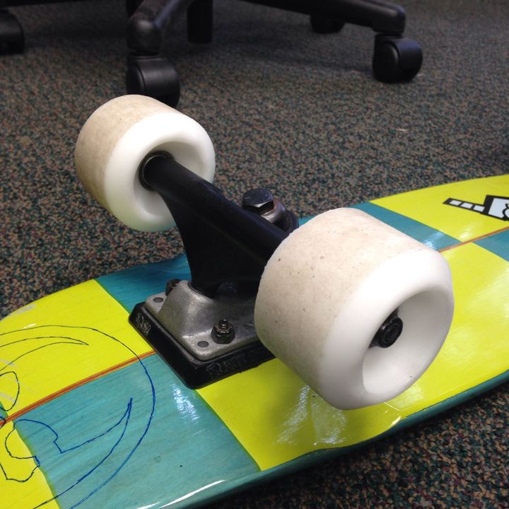 3D Printable Skateboard Wheel by Weston Miller