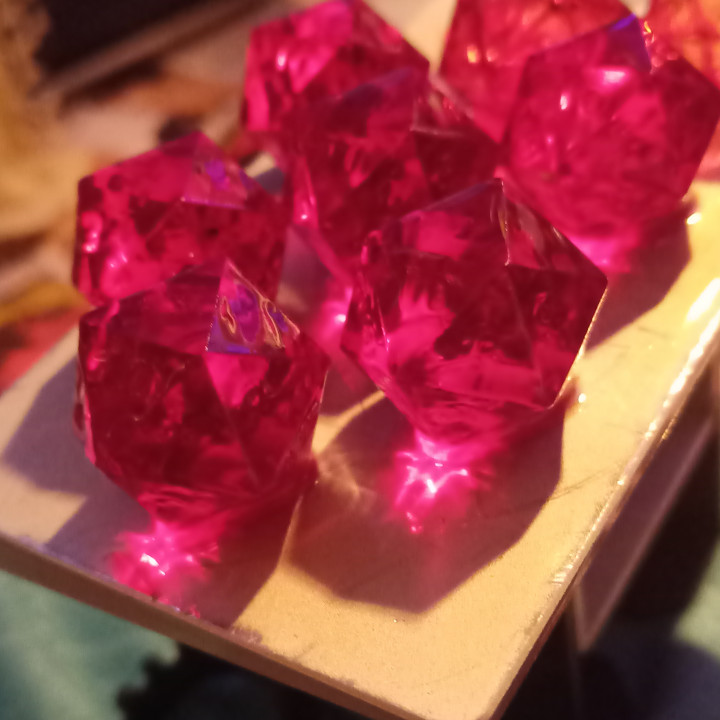 3D Print of 20 faced dice by lucidreigns
