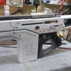 3D Printable Monte Carlo Auto Rifle From Destiny by EDV