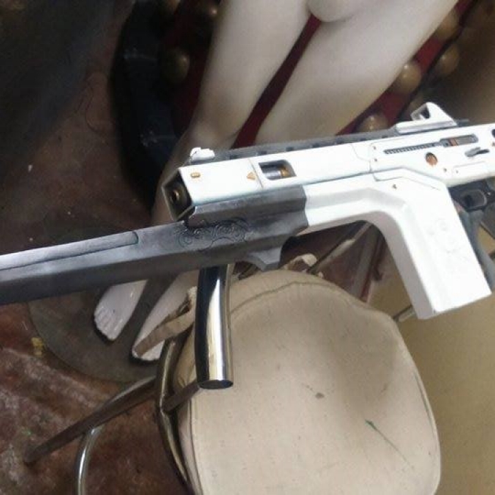 3D Printable Monte Carlo Auto Rifle From Destiny by EDV