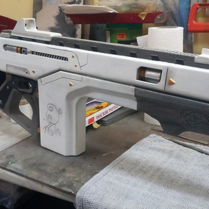 3D Printable Monte Carlo Auto Rifle From Destiny by EDV