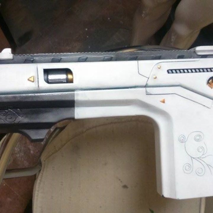 3D Printable Monte Carlo Auto Rifle From Destiny by EDV