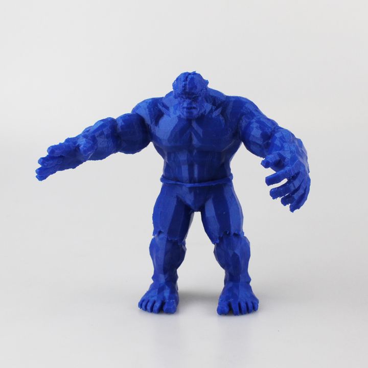 3D Printable Marvel comic's Hulk with bones by Roger Sexton