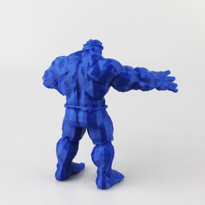 3D Printable Marvel comic's Hulk with bones by Roger Sexton