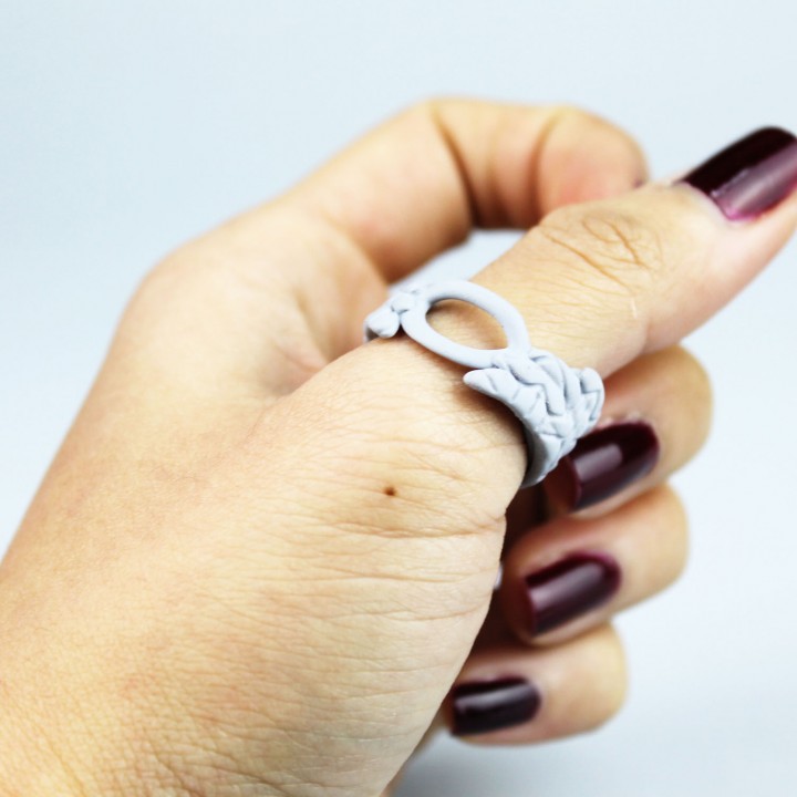 3D Printable Wing ring by Stefanos Anagnostopoulos