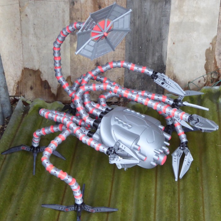 3D Printable Matrix Sentinel - Fully Articulated model by Reg Taylor