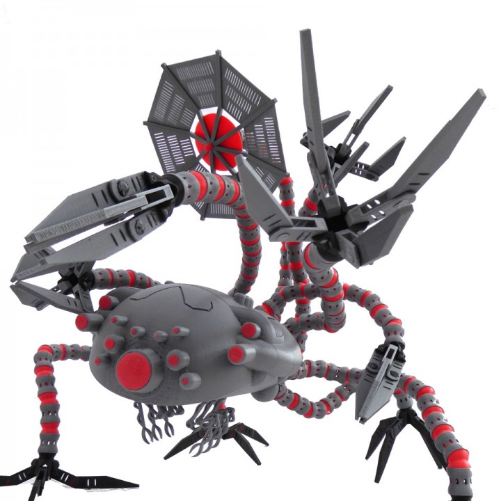 3D Printable Matrix Sentinel - Fully Articulated model by Reg Taylor