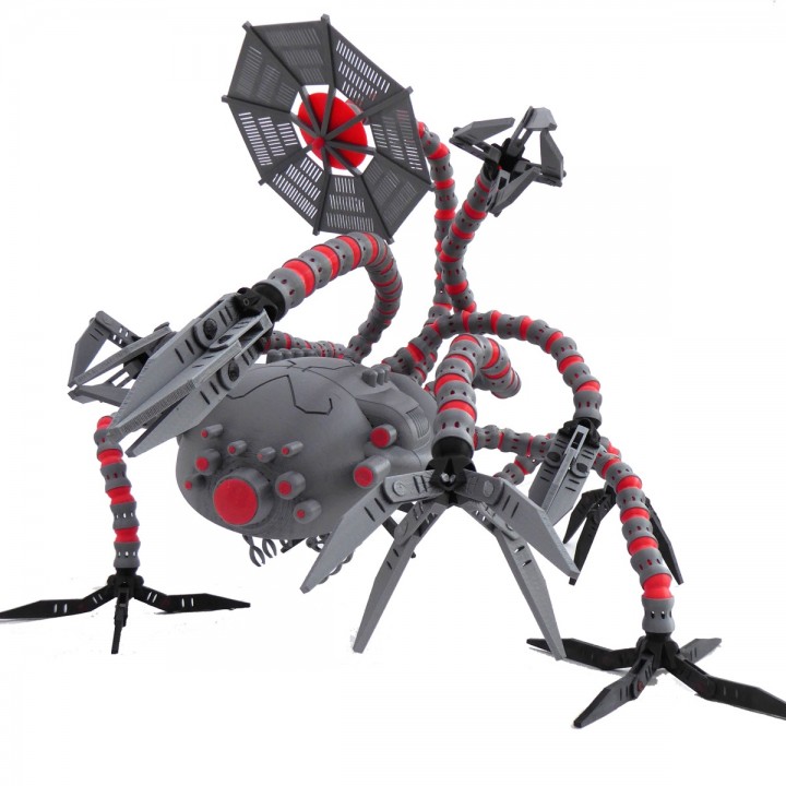 3D Printable Matrix Sentinel - Fully Articulated model by Reg Taylor