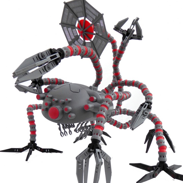 3D Printable Matrix Sentinel - Fully Articulated model by Reg Taylor