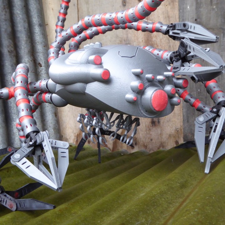 3D Printable Matrix Sentinel - Fully Articulated model by Reg Taylor