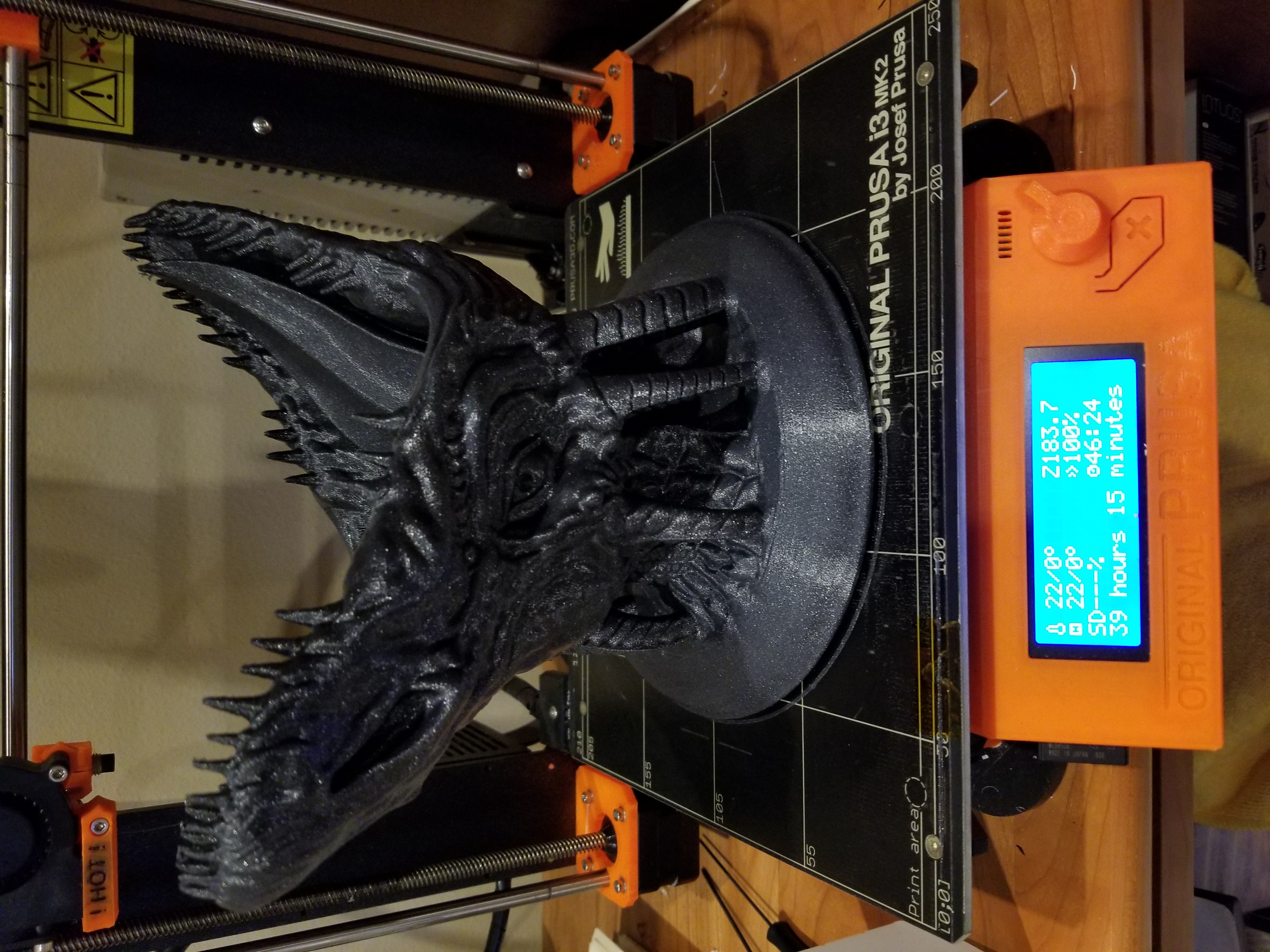 3D Printable Smaug Head Bowl by Francesco Orrù