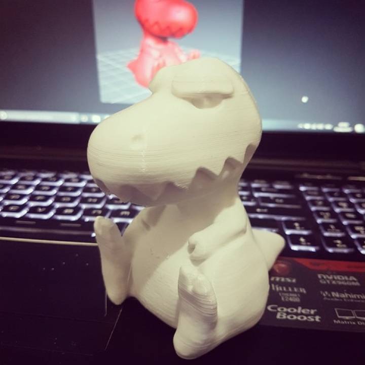 3D Printable Grumpy T Rex by Matteo Sgherri