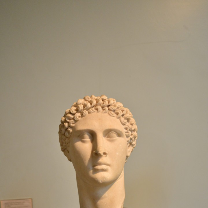 3D Printable Marble Head of Apion at The British Museum, London by Scan ...