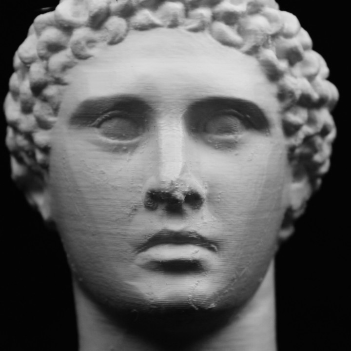 3D Printable Marble Head of Apion at The British Museum, London by Scan ...