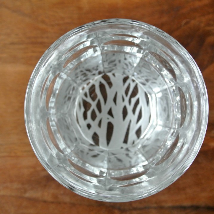 3D Printable Tree silhouette coaster by Tosh Sayama