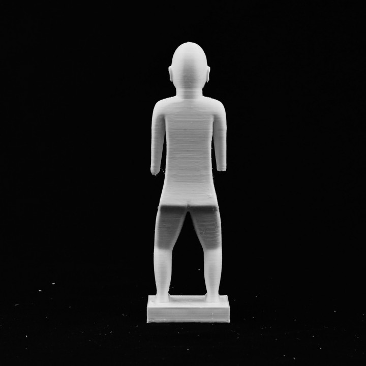 3D Printable Human Figure at The British Museum, London by Scan The World