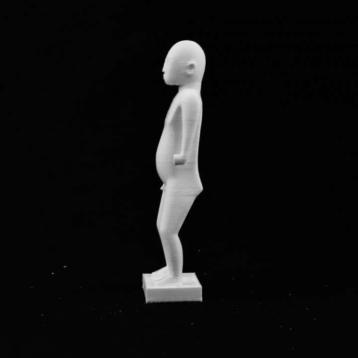 3D Printable Human Figure at The British Museum, London by Scan The World