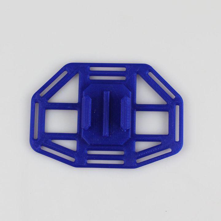 3D Printable Chest, shoulder and wrist mount of GoPro by Drew Petitclerc