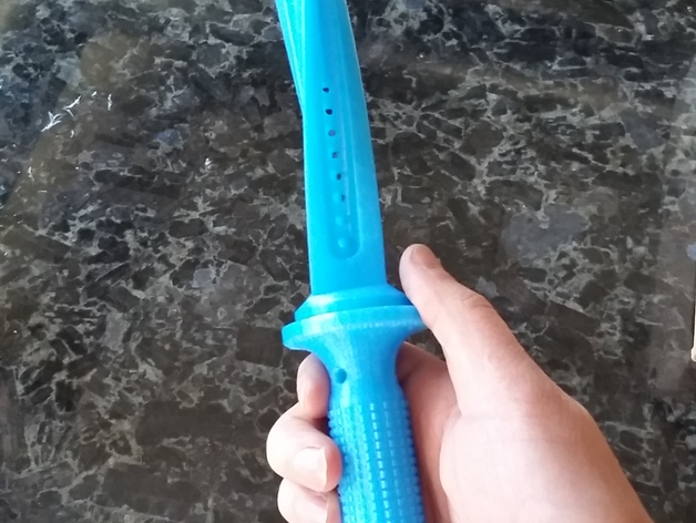 3D Printable Microtech Jagdkommando Knife by Logan Rose