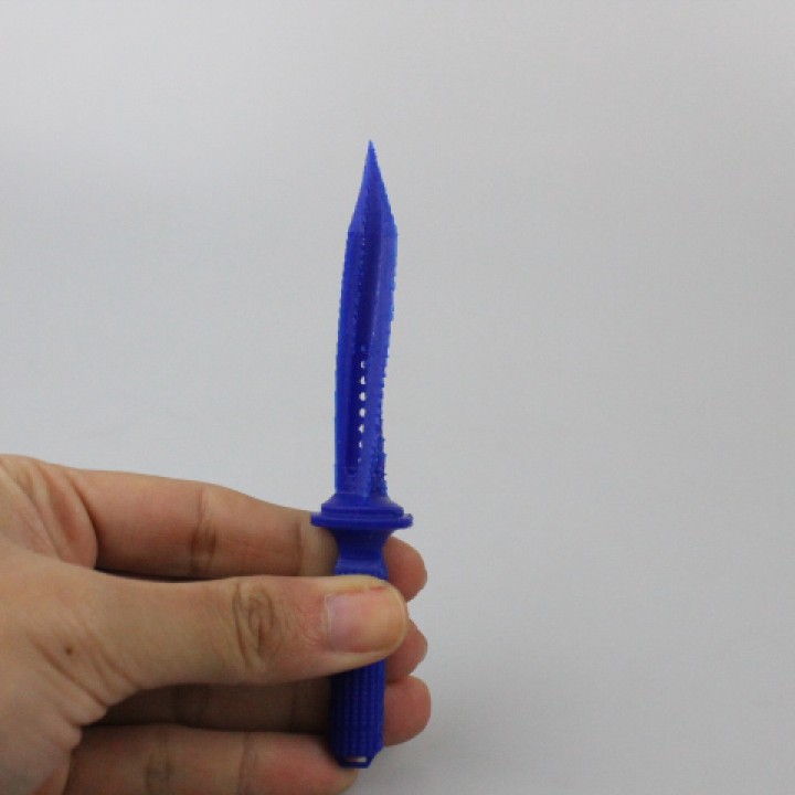 3D Printable Microtech Jagdkommando Knife by Logan Rose
