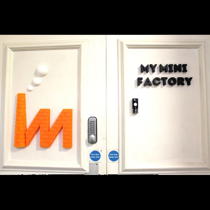 3D Printable A to Z My Mini Factory Font by Lloyd Bolts