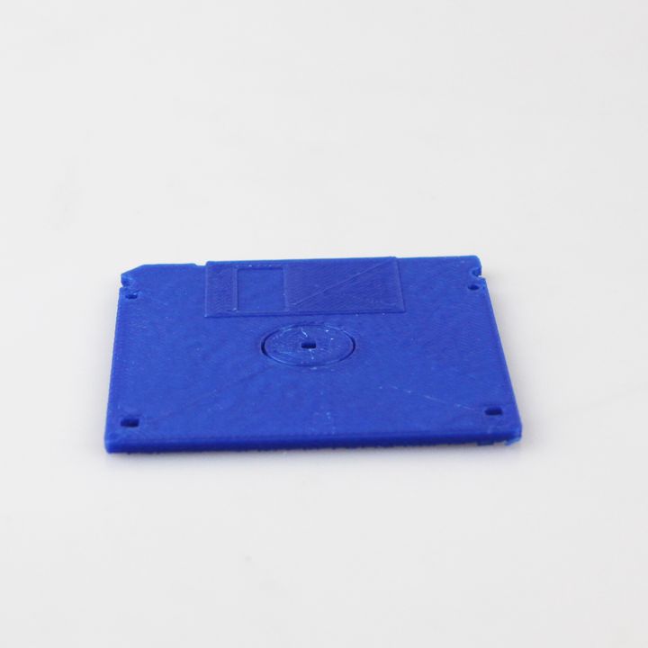 3D Printable Floppy Disk by Colby Newman