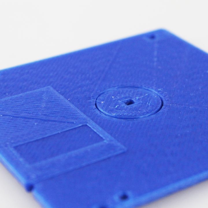 3D Printable Floppy Disk by Colby Newman