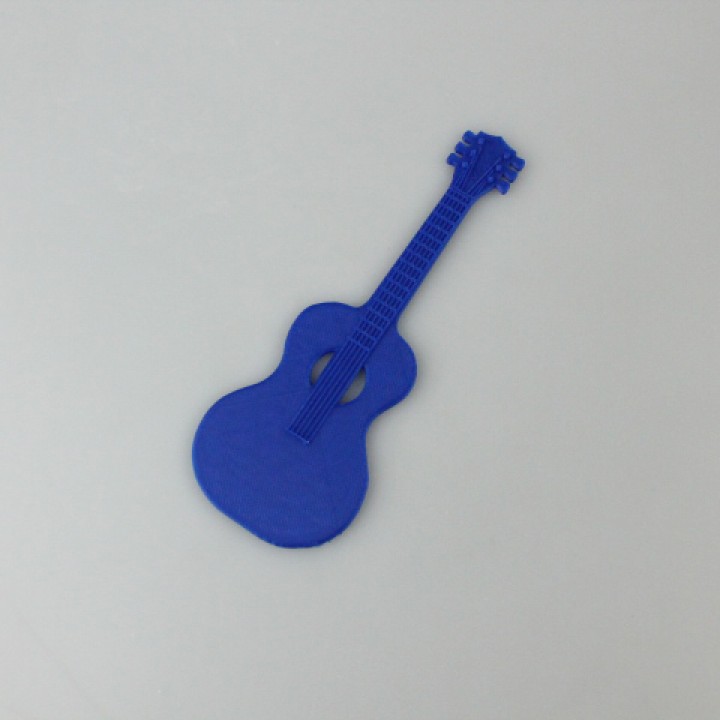 3D Printable Guitar by mikacu