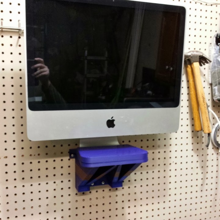 3D Printable iMac Wall Mounted base by Ryan Jennings