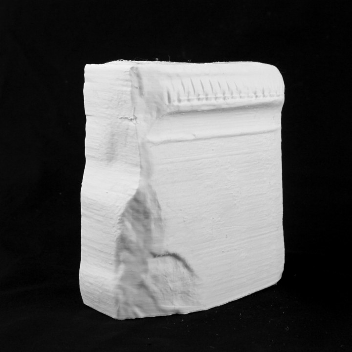 3D Printable Basalt Wall Section of Psametek I at The British Museum ...