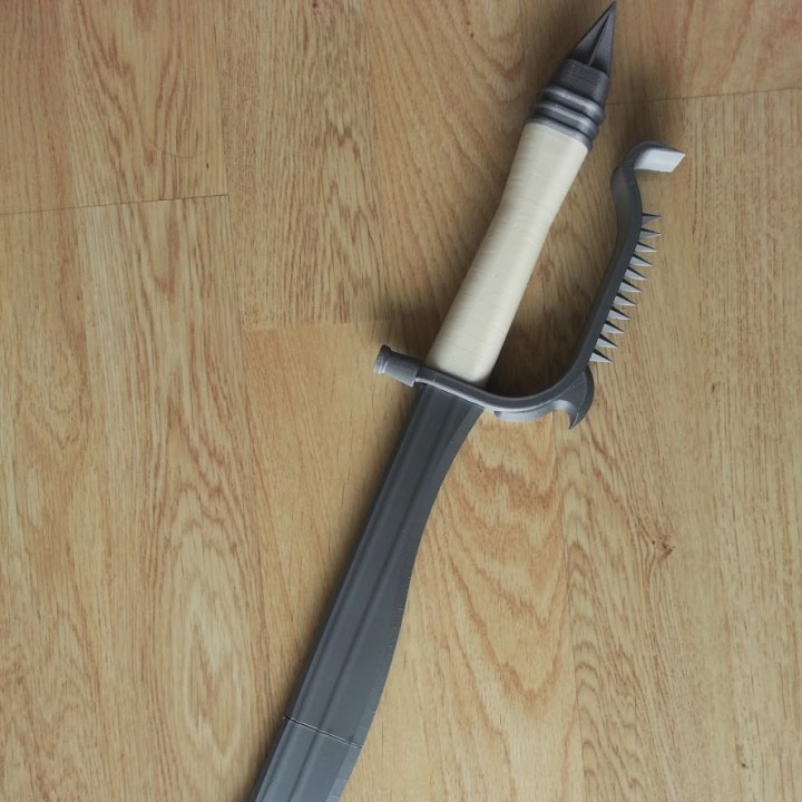 3D Printable Heroic Fantasy Gladius by David Schweighofer