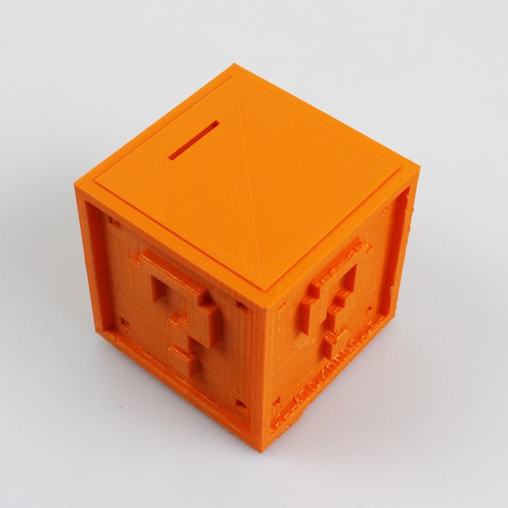 3D Printable Question Block Mario Bros. by Mischief Company