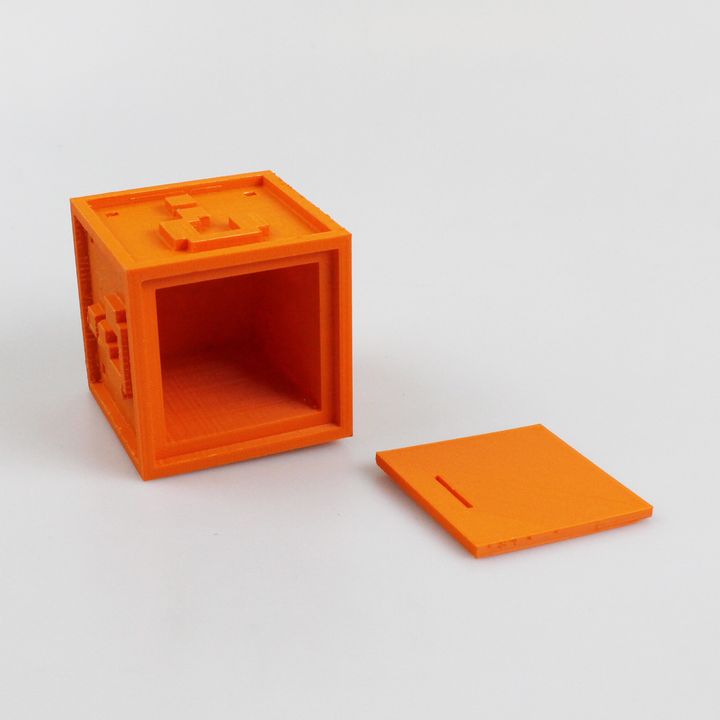 3D Printable Question Block Mario Bros. by Mischief Company