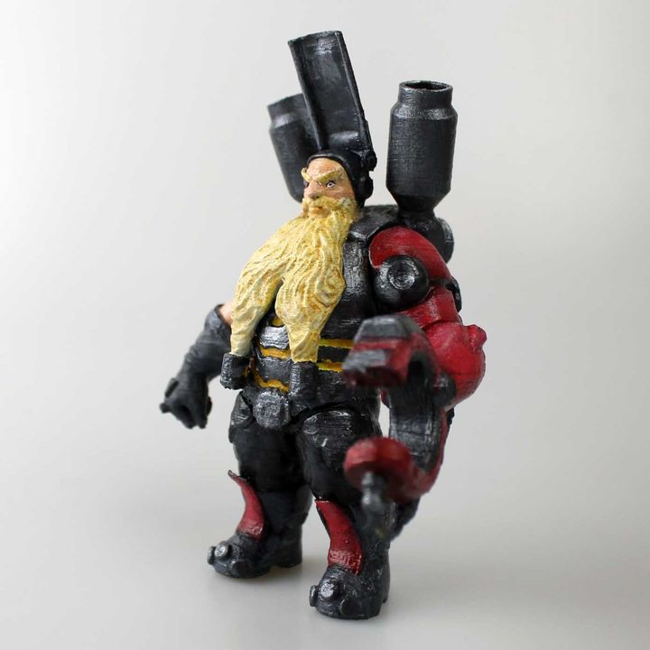 3D Printable Torbjorn Sculpt by Francesco Orrù