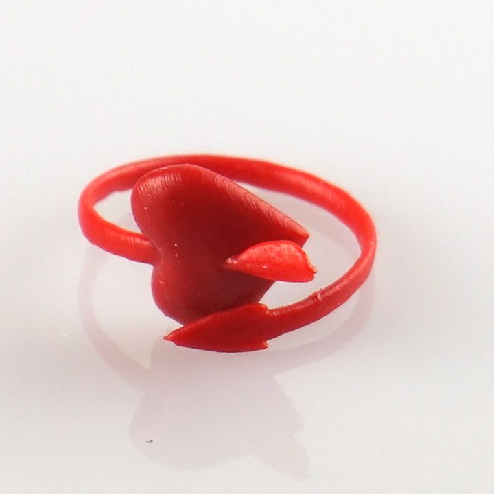 3D Printable Heart got shot! by ercin gunduz