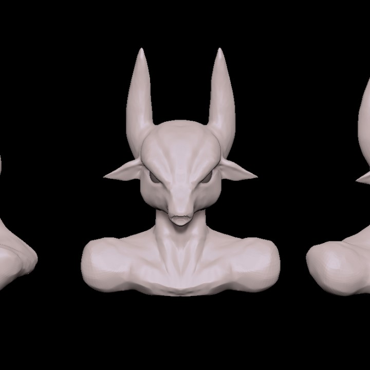 3D Printable Creature_Bust by Siddharth Pawaskar