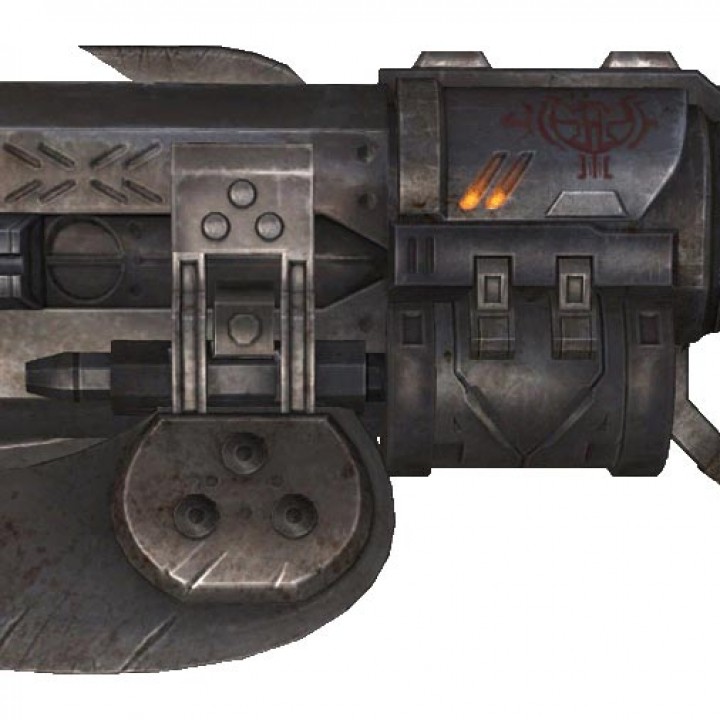 3D Printable Halo Spiker / Spike Rifle by Marco Morata