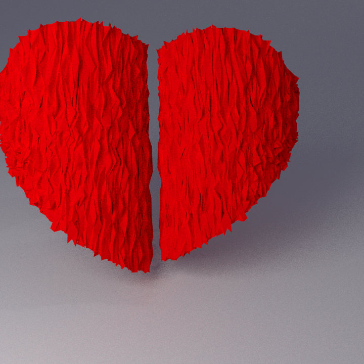 3D Printable Heart duo ring by Tim