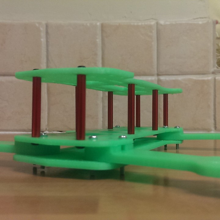 3D Printable QuadCopter H-Frame: Vox Copter 250 FPV by Luke Robertson