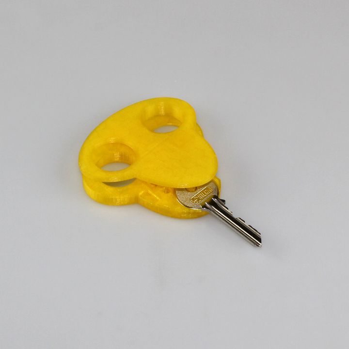 3D Printable Key holder with holes by Luca Parmegiani