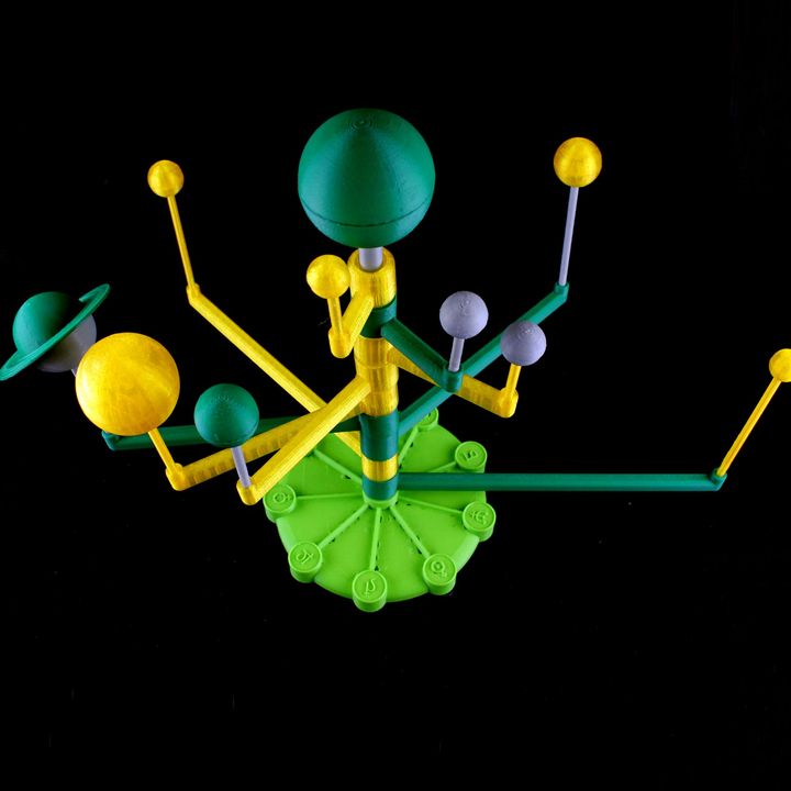 3D Printable Model Solar System by Oleg Khmarnyi