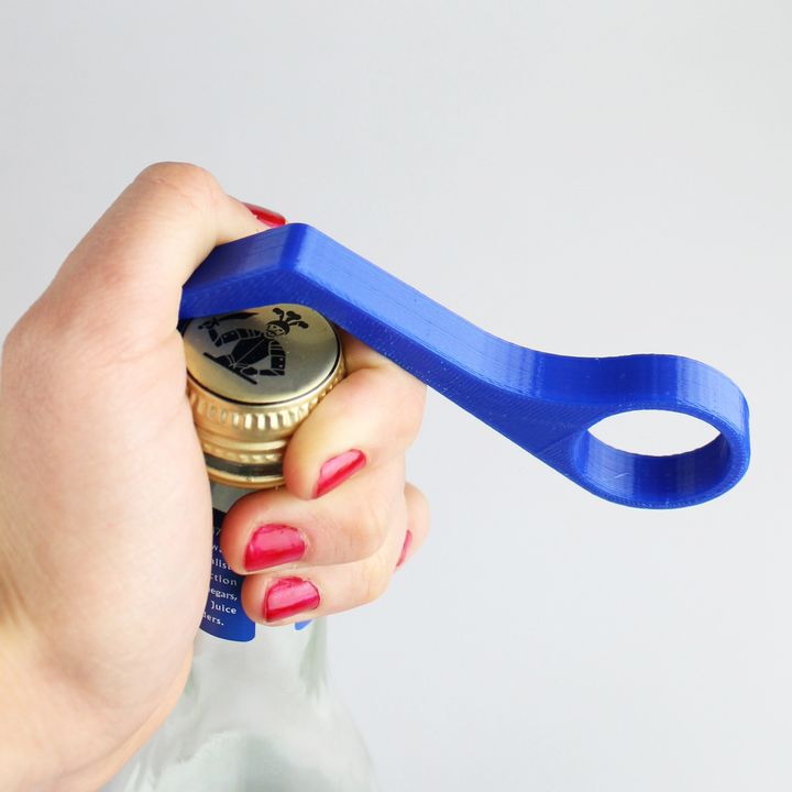 3D Printable Bottle Opener by Josh Shaxson