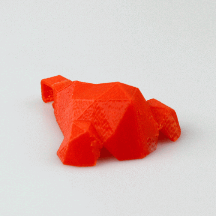 3D Printable Low Poly Red Nose by Jennifer Yu