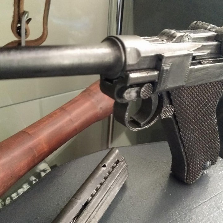 3D Print of P08 Luger - Functional Assembly by russ3013